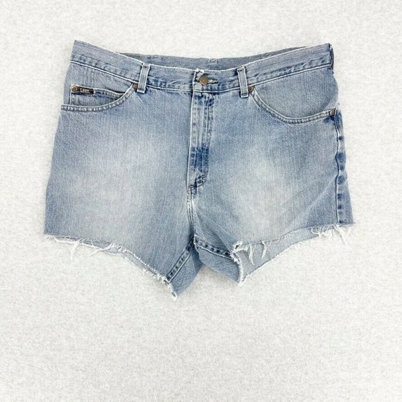 Lee | Shorts | Vintage Lee Denim Shorts Cut Off Light Wash Womens Size ...